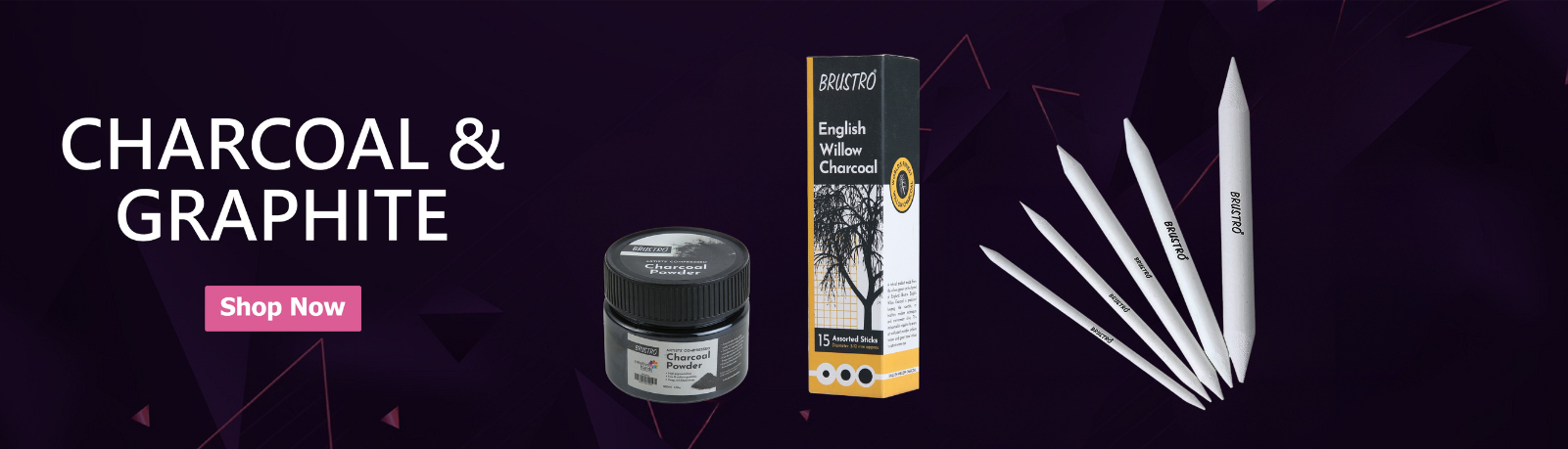 Timeless Elegance: Brustro Charcoal & Graphite Art Supplies/ Shop now ...
