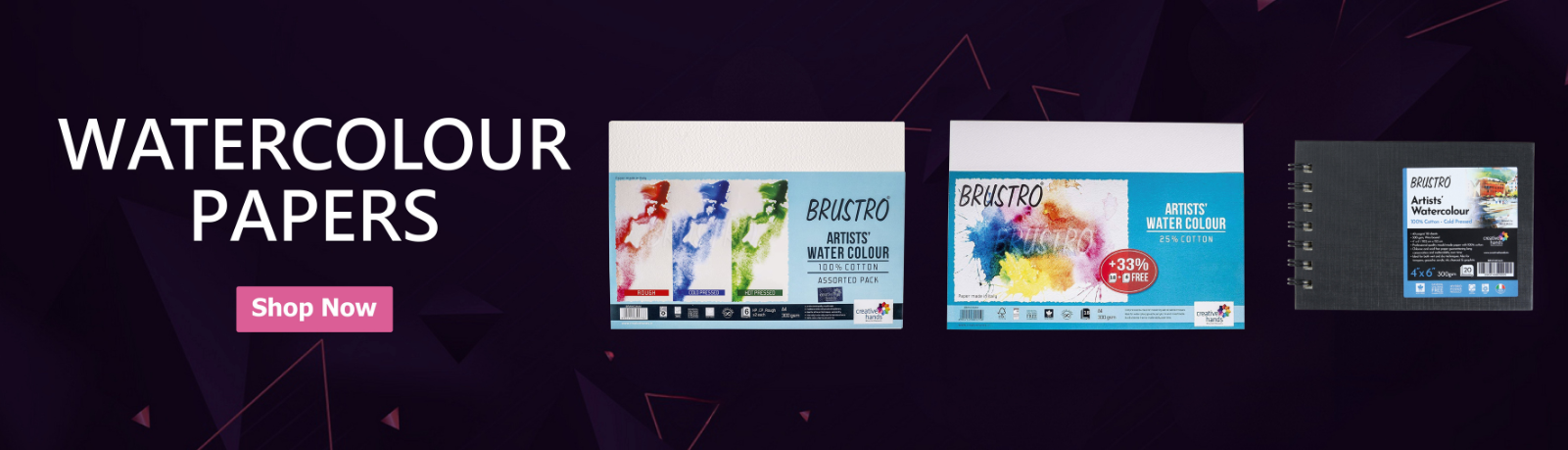 Capture Beauty in Every Hue: Brustro Watercolour Papers for Artists ...