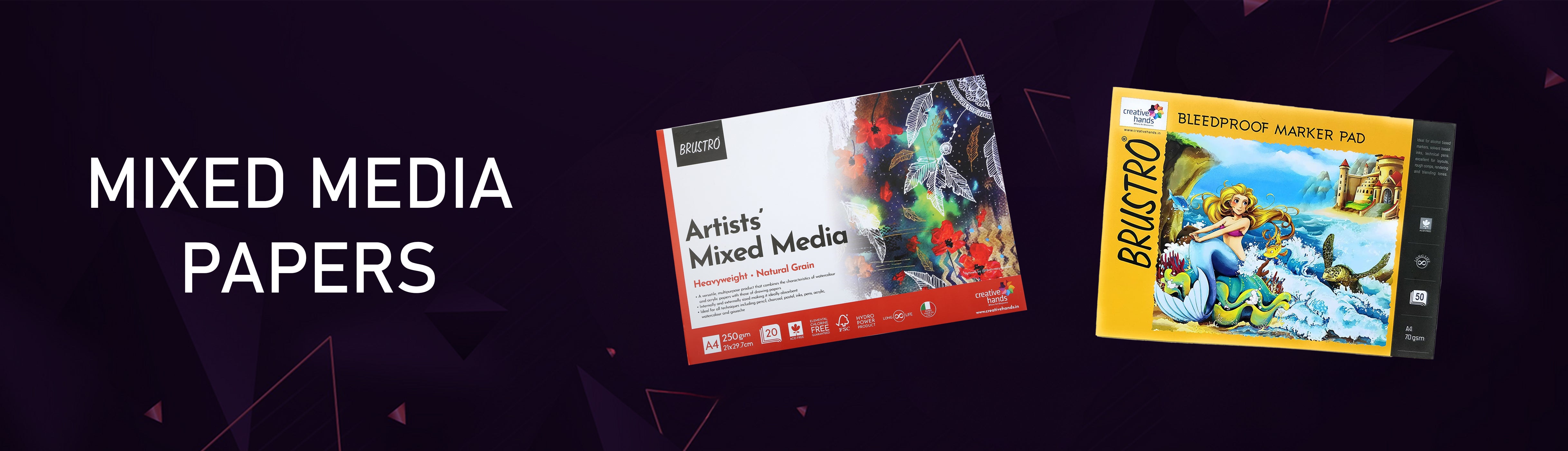 Versatile Creations: Brustro Mixed Media Papers for Artistic Expression ...
