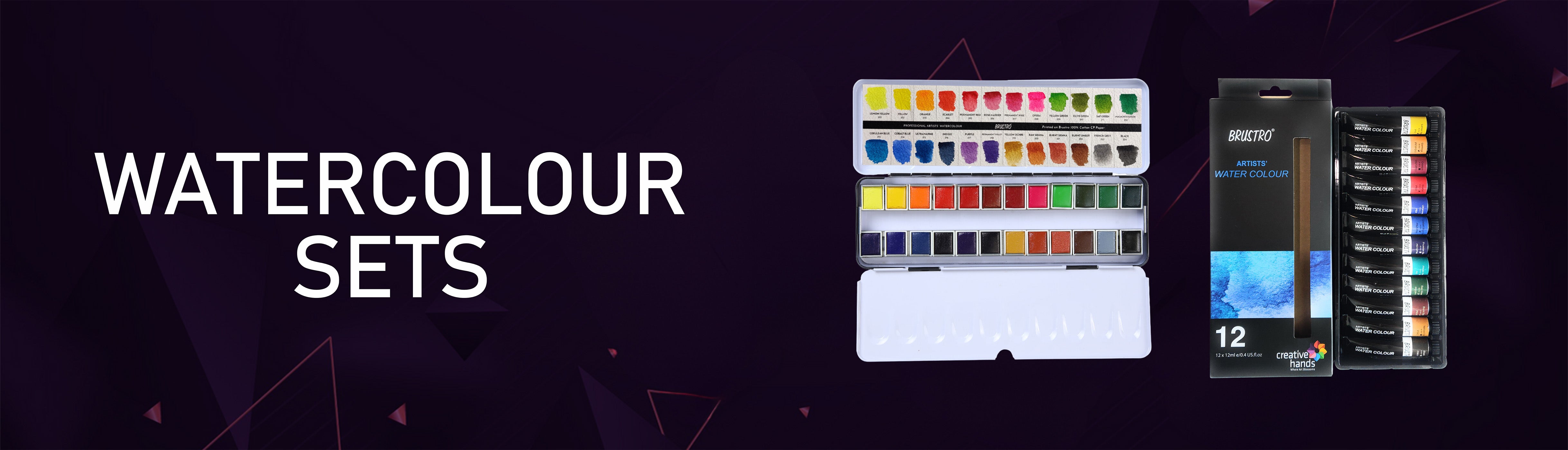 Vibrant Waters: Brustro Watercolour Sets for Captivating Artistry/Shop ...