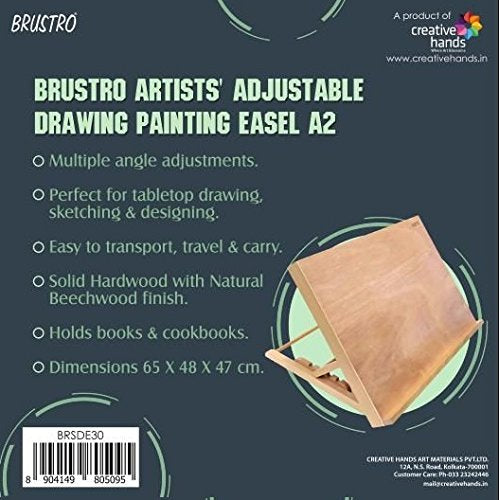 Brustro Artists Adjustable Drawing Painting, A2 Size Easel – BrustroShop