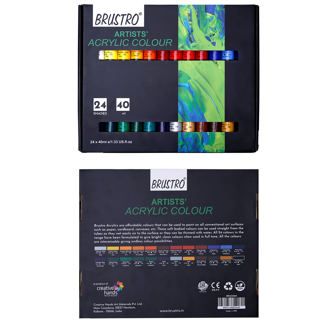 Buy Acrylics - High-Quality Acrylic Paints for Artists | Brustro ...