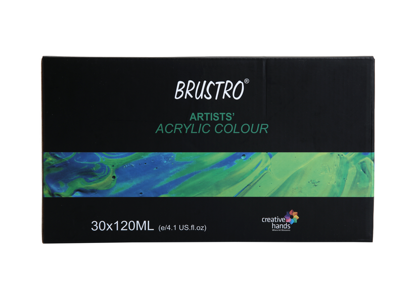 Brustro Artists' Acrylic 120ml, 30 Shades (Complete Range) – BrustroShop