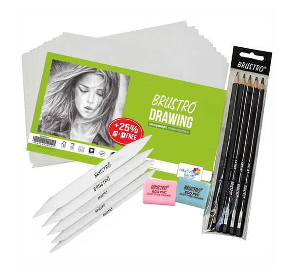 Brustro Creative Graphite Pencil Set - Sketching and Drawing Excellence / Buy now ! – BrustroShop